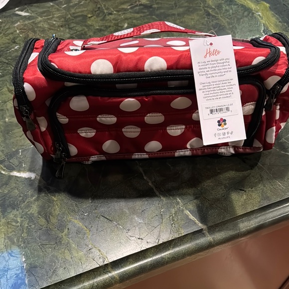lug | Bags | Lug Disney Large Trolley Crimson Red Polka Dot Travel ...